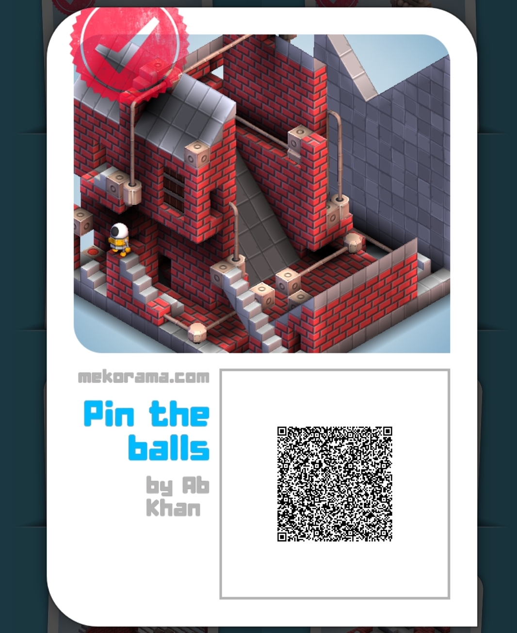 Pin the balls | Mekorama forum
